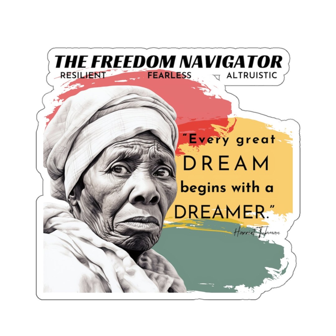 Harriet Tubman, Black History Month Stickers the Freedom Navigator ...