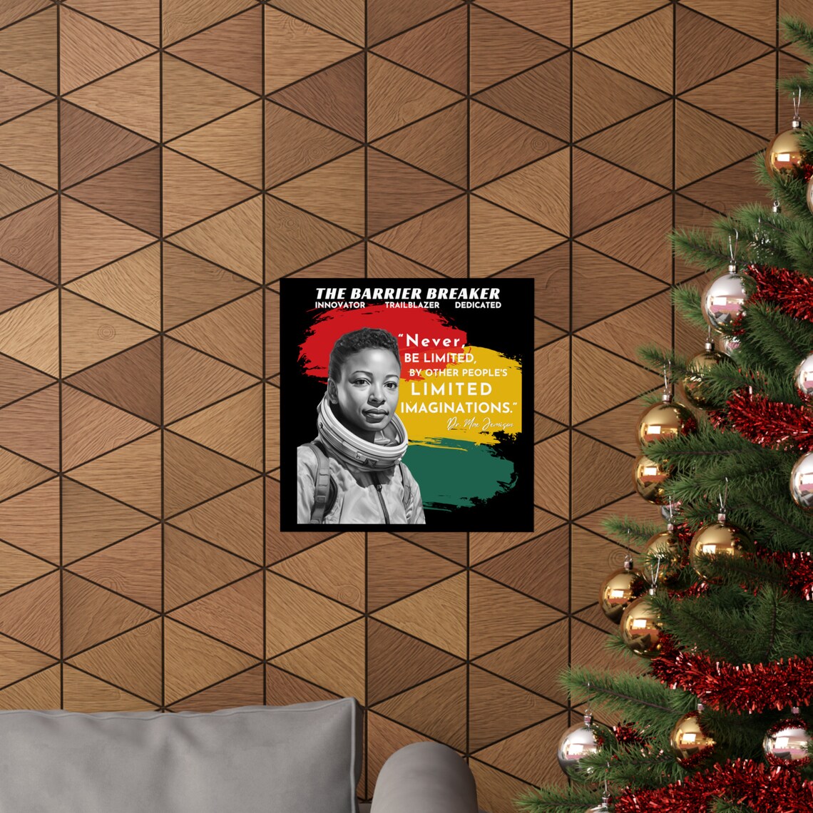 Mae Jemison Black History Month Posters the Barrier Breaker Poster - Etsy