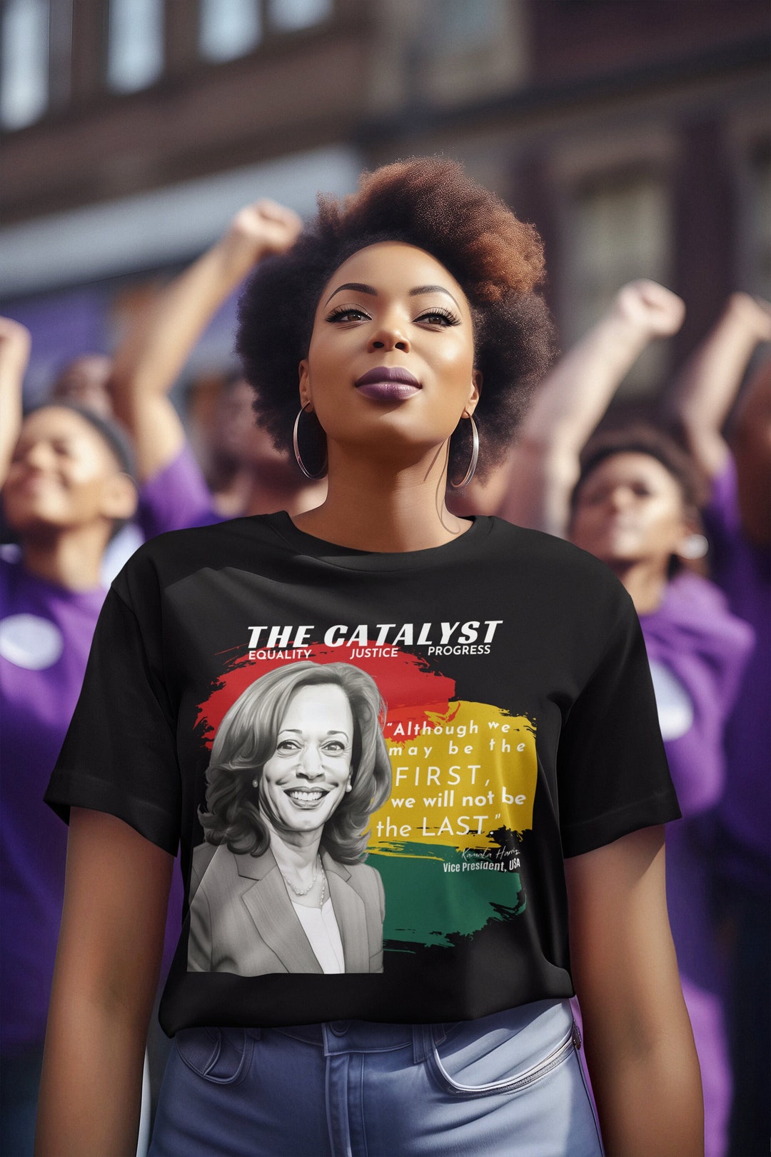 Kamala Harris Black History Month T-shirt the Catalyst Gift for Her ...
