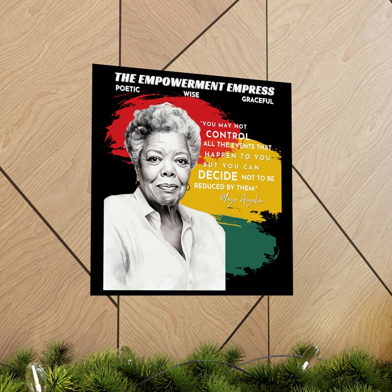 Maya Angelou Black History Month Posters the the Empowerment Empress ...