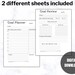 Goals Tracker and Review Planner, Goals Setting & Review, Printable PDF ...