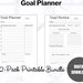 Goals Tracker and Review Planner Goals Setting & Review - Etsy