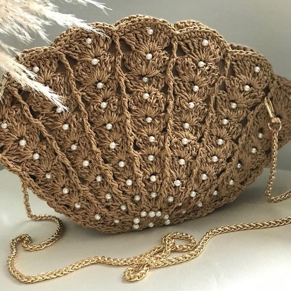 Crochet Mussel Bag - Etsy
