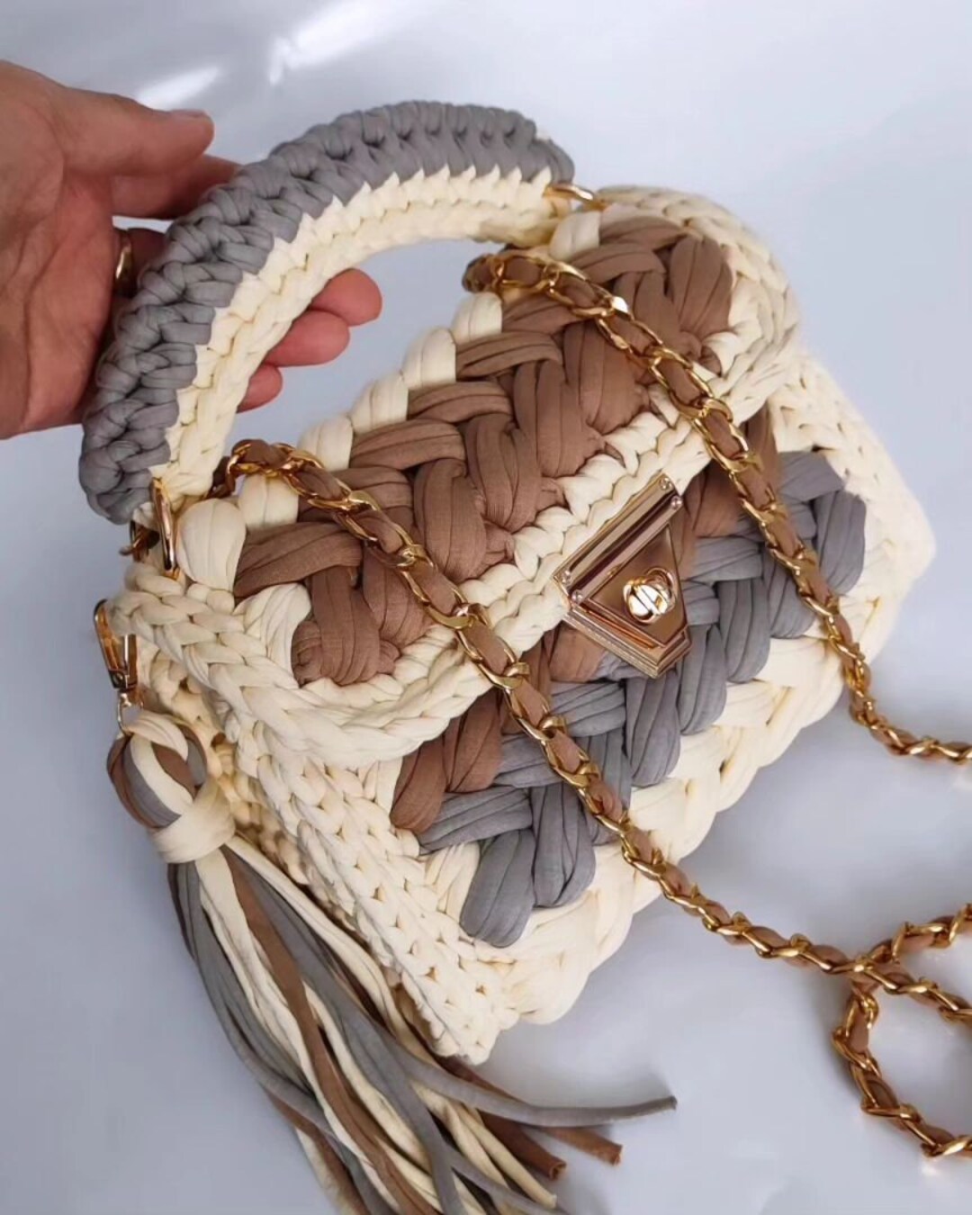 Turkish Designer Luxury Crochet Purse and Handbag for Sale From ...