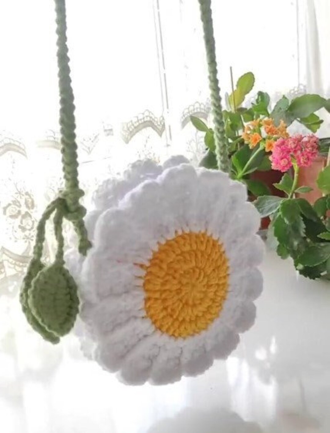 Daisy Flower Crochet Bag Small for Daughter, Big for Mother Gift for ...