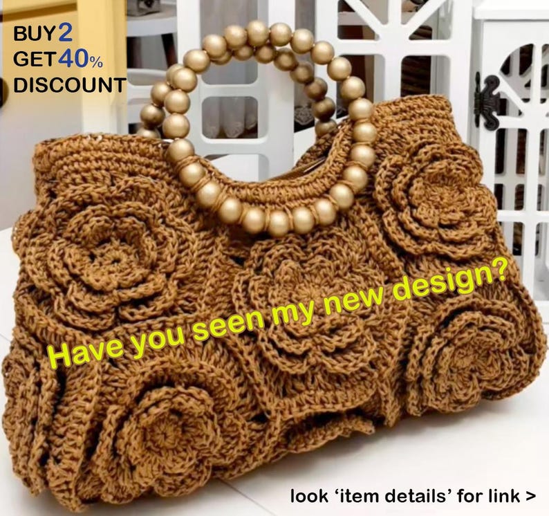 Crochet Raffia Oyster Shell Bag | Pearly Mussel Crossbody Bag | Knitted ...