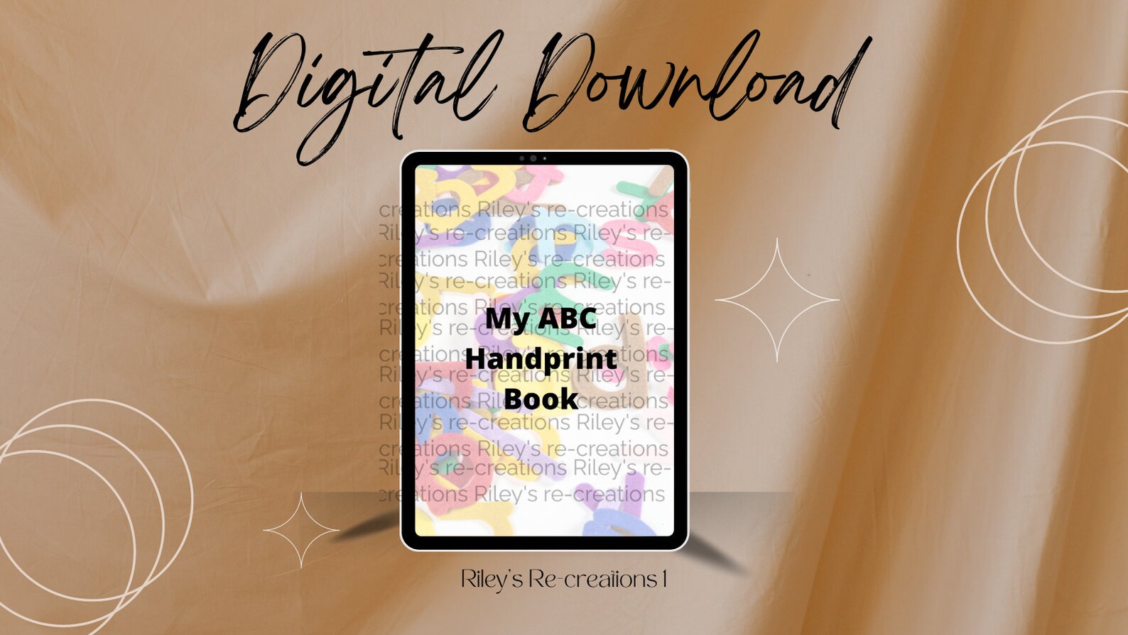 ABC Handprint Book - Etsy