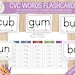 CVC Words Flashcards, CVC Printable Flashcards, Instant Download ...
