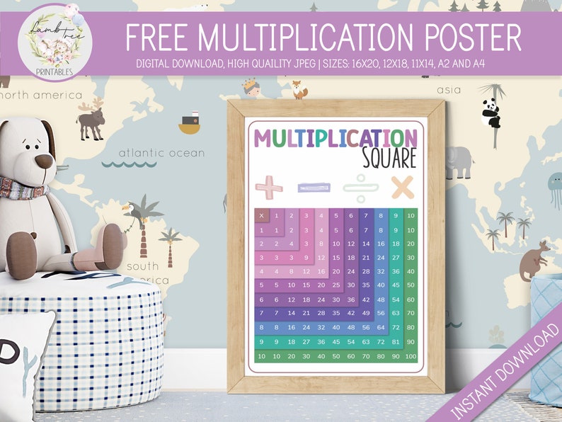 Skip Counting Cards Printable Multiplication Resources Skip - Etsy