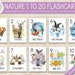 Numbers 1-20 Flashcards, Nature Number Flashcards, Number Cards ...