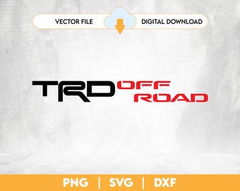 TRD 4x4 off Road Tacoma Tundra 4runner SVG Vector File - Etsy