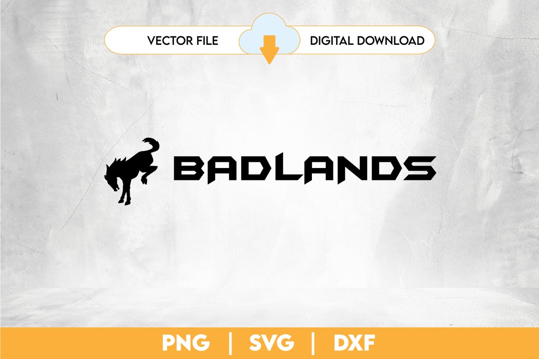 Ford Bronco Badlands Bucking Bronco Digital File Vector DXF PNG SVG ...