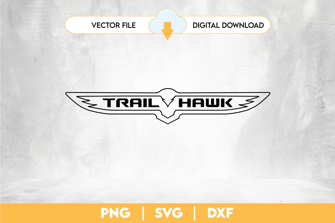Trail Hawk Bird Digital File Vector DXF PNG SVG Instant Download - Etsy
