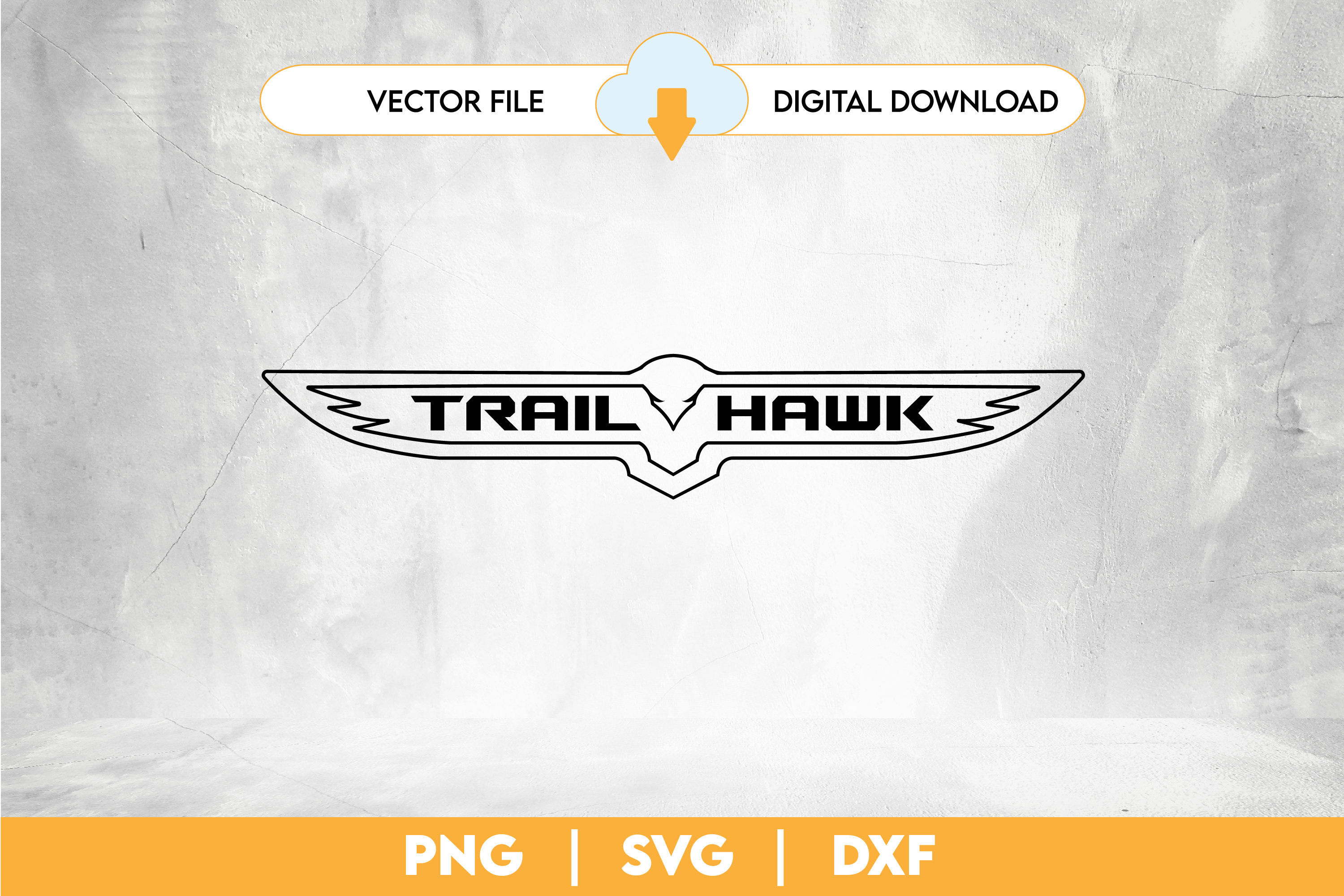 Trail Hawk Bird Digital File Vector DXF PNG SVG Instant Download - Etsy