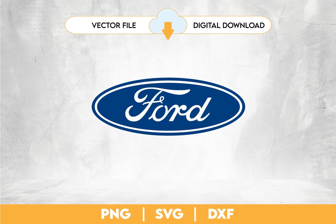 Ford Classic Digital File Vector DXF PNG SVG Instant Download - Etsy
