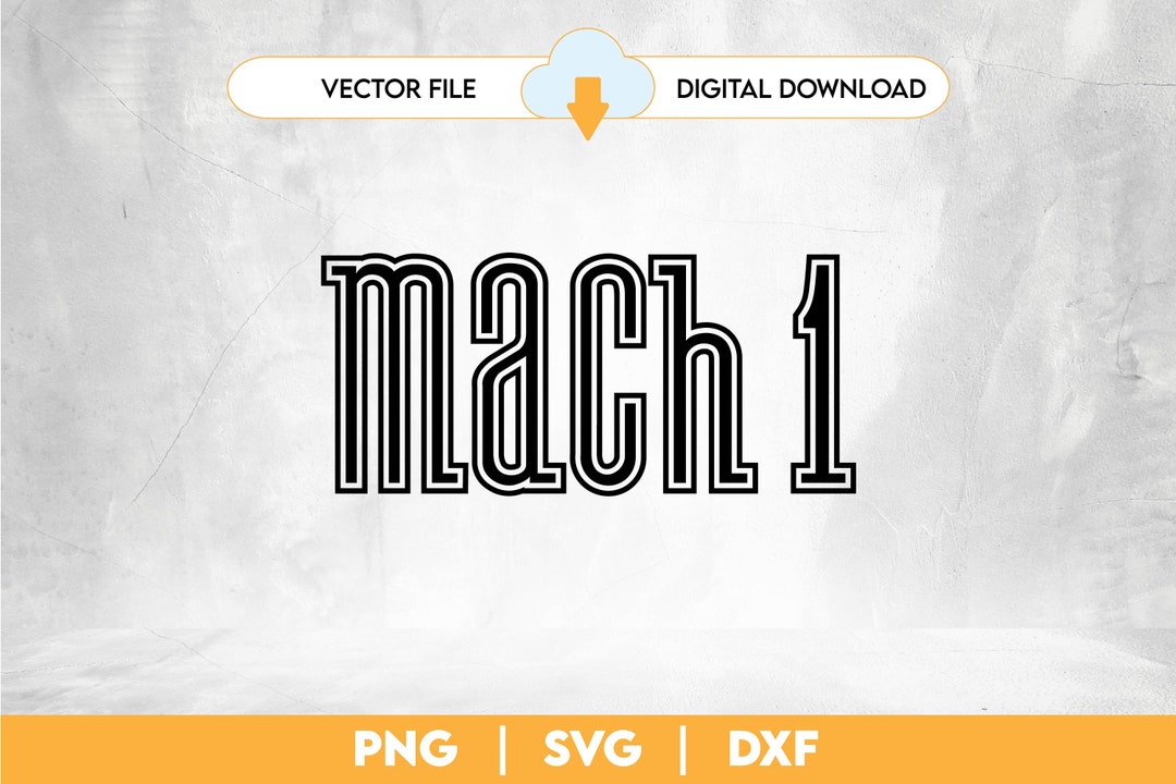 Ford Mustang Mach 1 Digital File Vector DXF PNG SVG Instant Download - Etsy