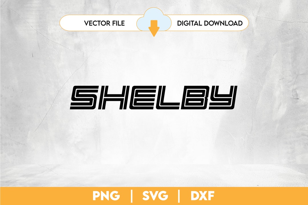 Ford Mustang Shelby Digital File Vector DXF PNG SVG Instant Download - Etsy