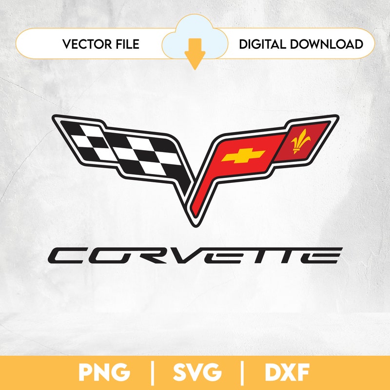 Corvette Dxf Svg File - Etsy
