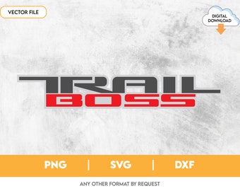 Trail Boss Svg - Etsy