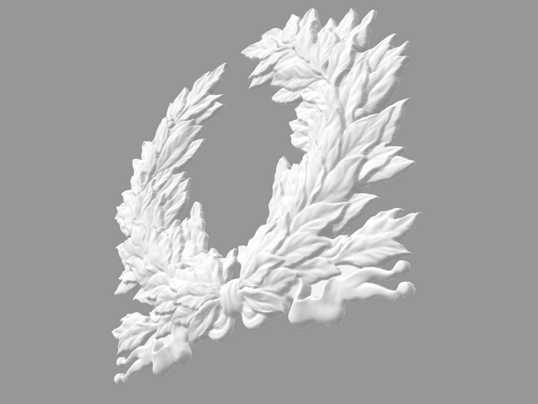 Wreath Decor STL Digital File Format 3D Model CNC - Etsy