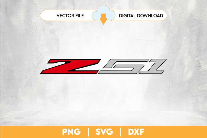 C7 Z51 Chevrolet Corvette Digital File Vector DXF PNG SVG Instant ...