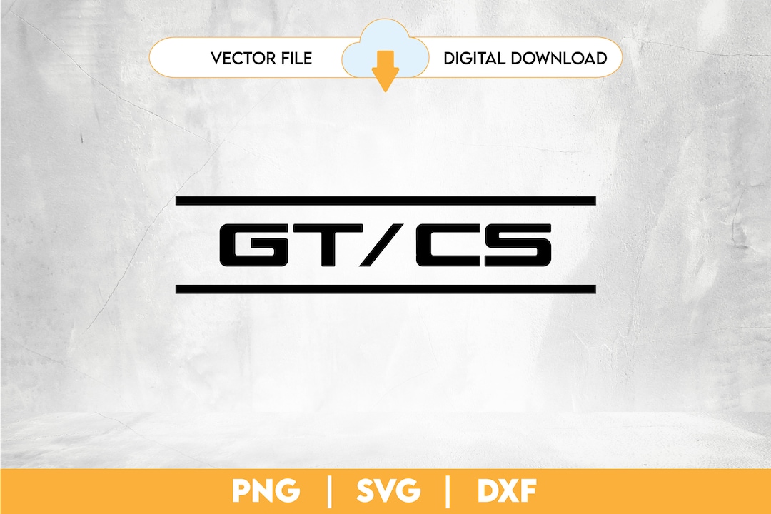 Gt/cs California Special Edition Ford Mustang Digital File Vector DXF ...