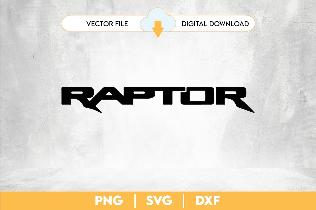 Raptor Digital File Vector DXF PNG SVG Instant Download - Etsy