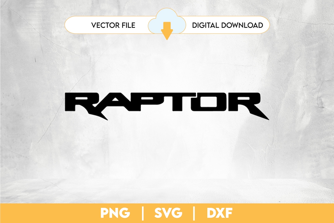 Raptor Digital File Vector DXF PNG SVG Instant Download - Etsy