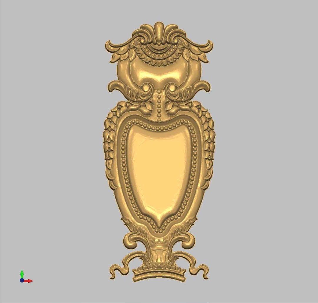Decorative Panno Element STL Digital File Format 3D Model CNC - Etsy