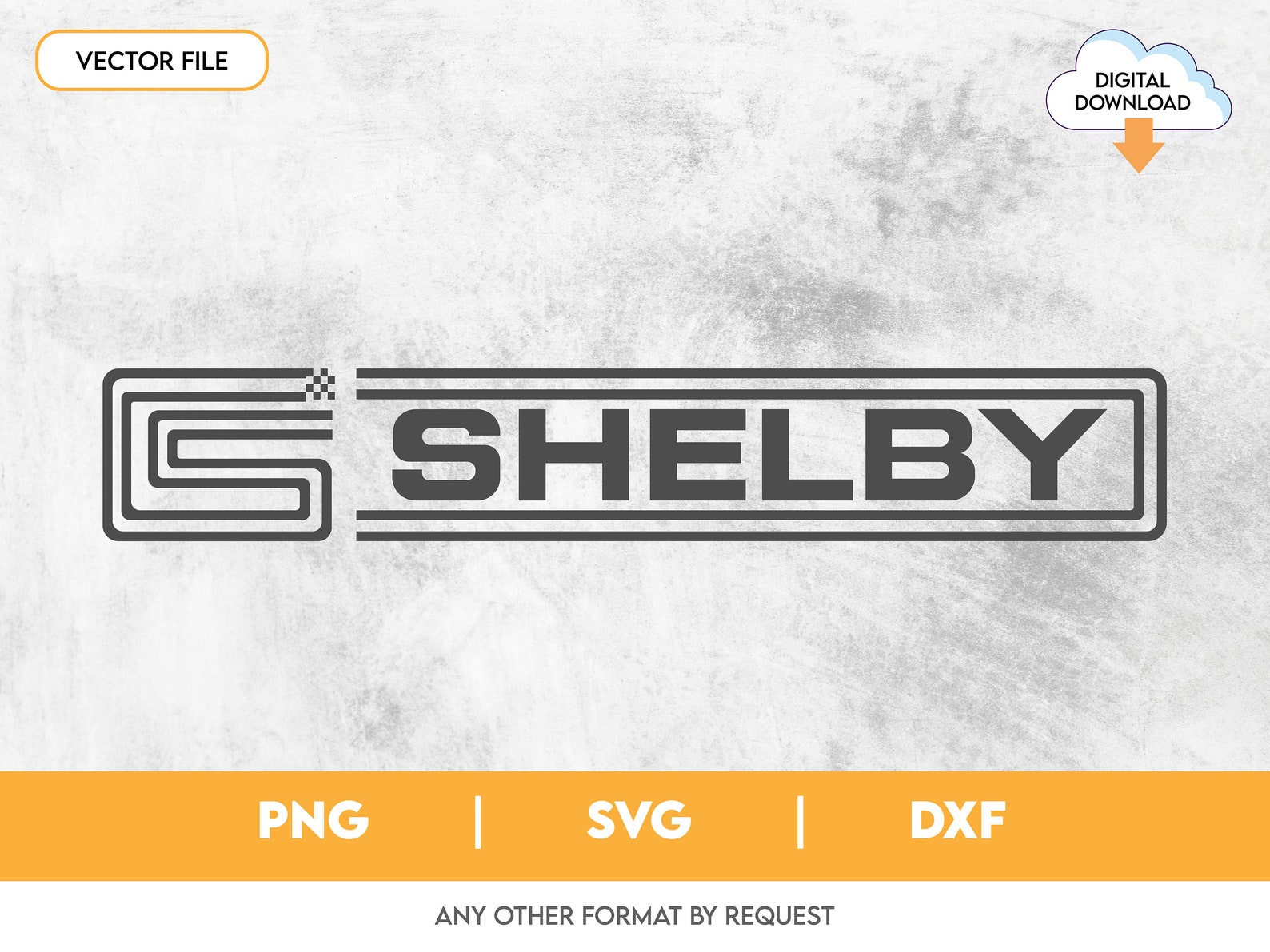 Ford Shelby Digital Logo Vector DXF PNG SVG Instant Download - Etsy