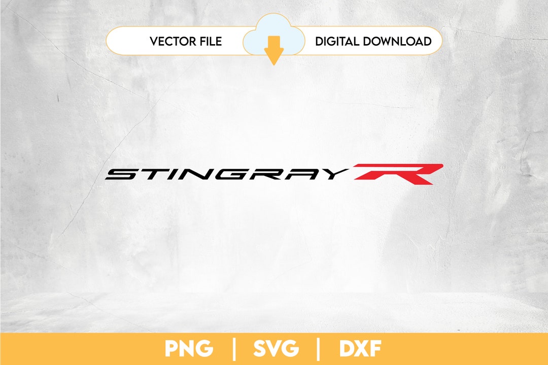 Stingray R Digital File Vector DXF PNG SVG Instant Download - Etsy