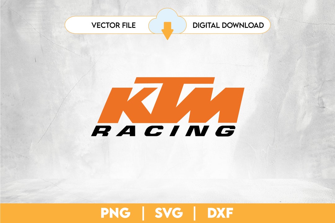 Ktm Racing Digital File Vector DXF PNG SVG Instant Download - Etsy