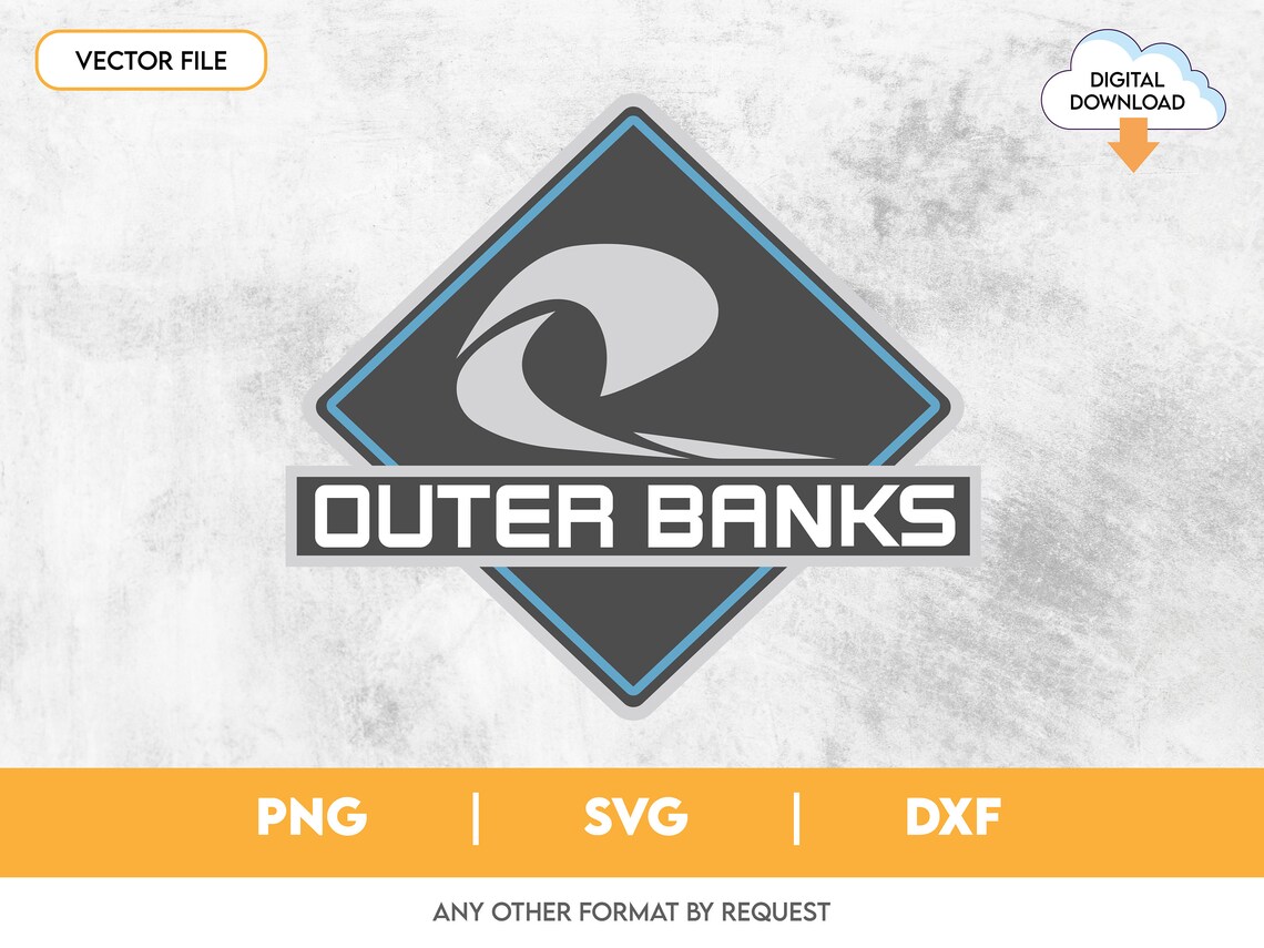 Ford Outer Banks Bucking Bronco Sport Digital Logo Emblem - Etsy