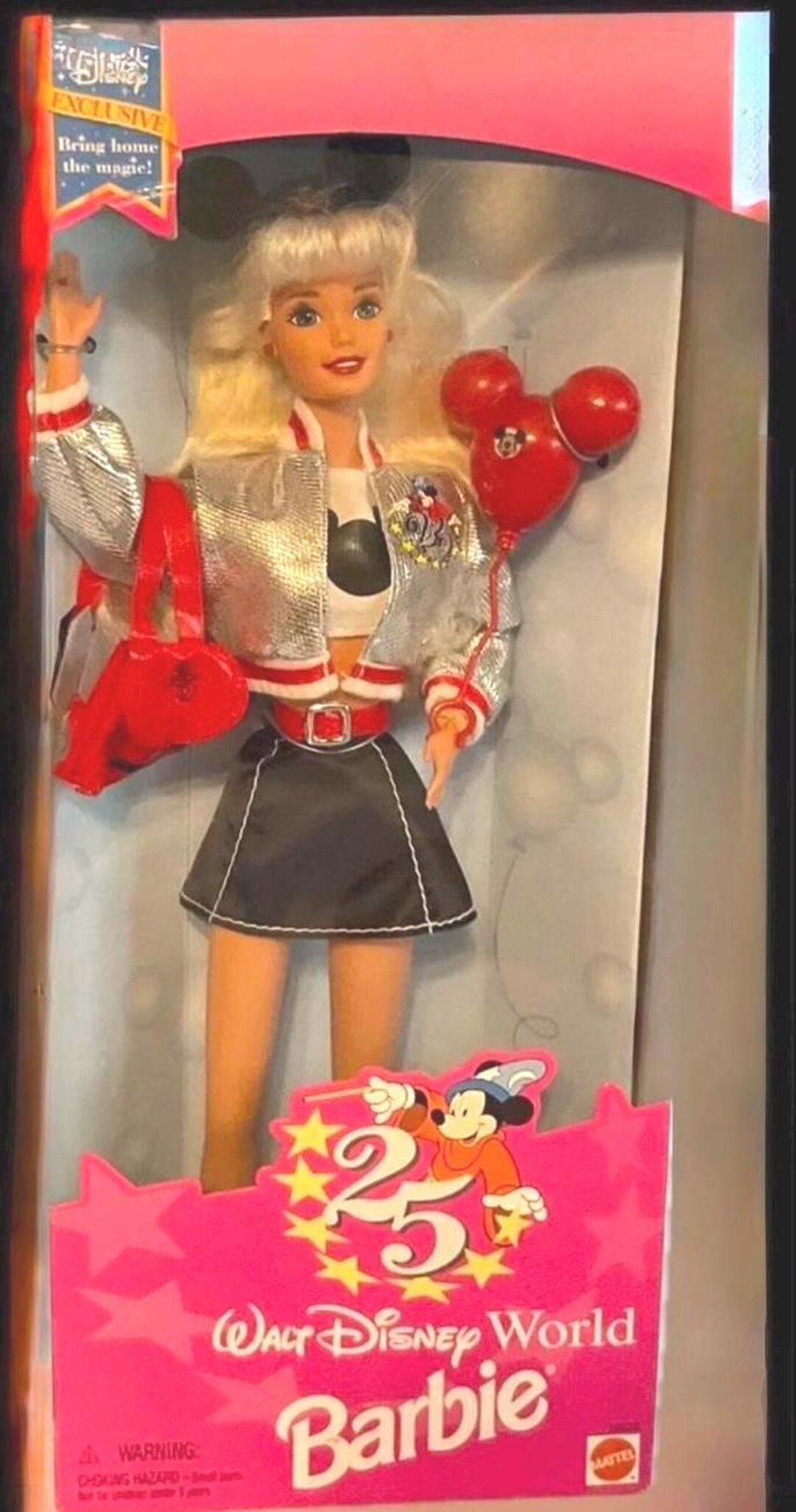 Barbie With Mickey Mouse Ears Disney World 25th Anniversary Special ...