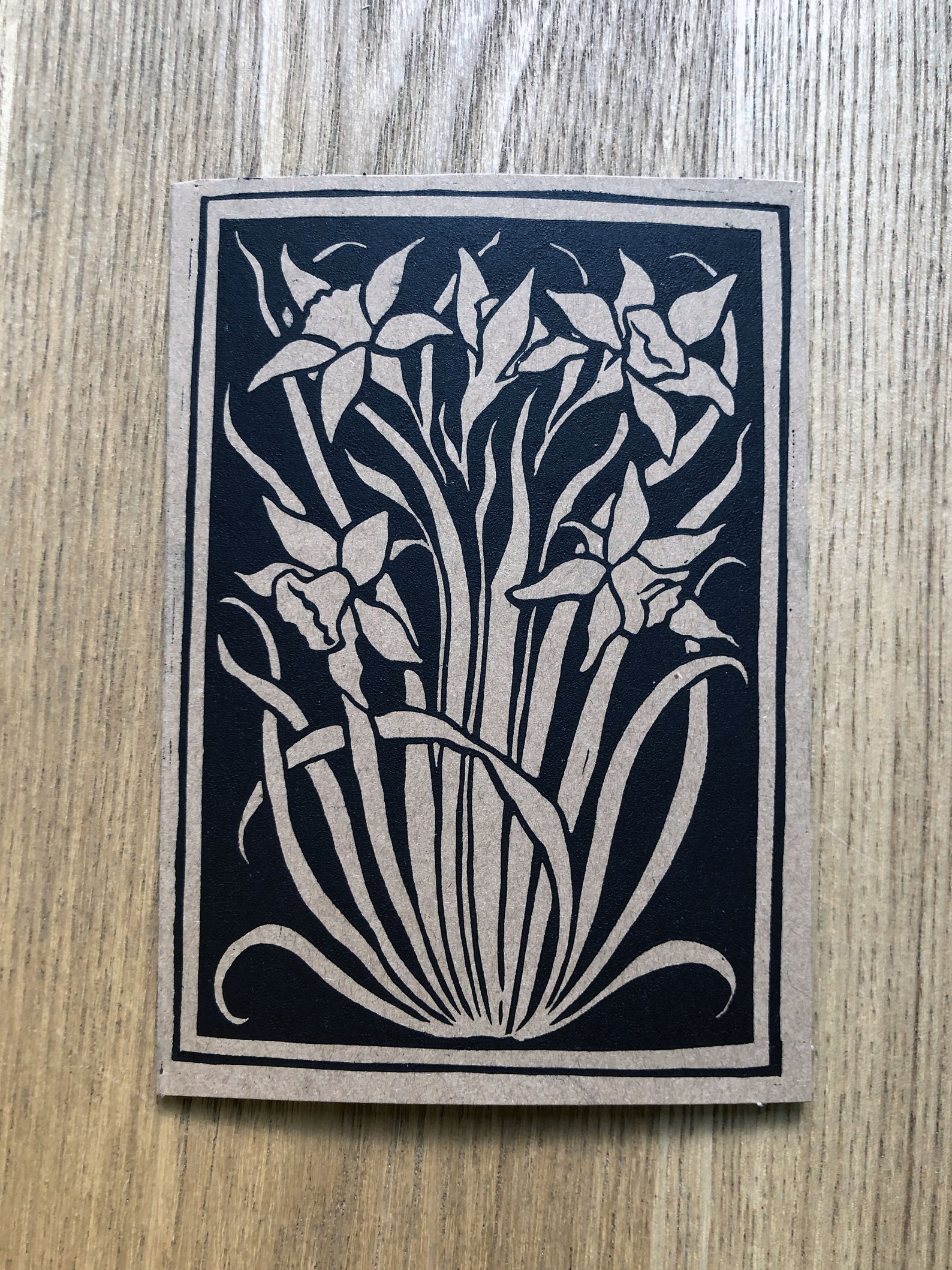 Hand-printed Linocut Postcards on Recycled Paper. Set of Three - Etsy UK