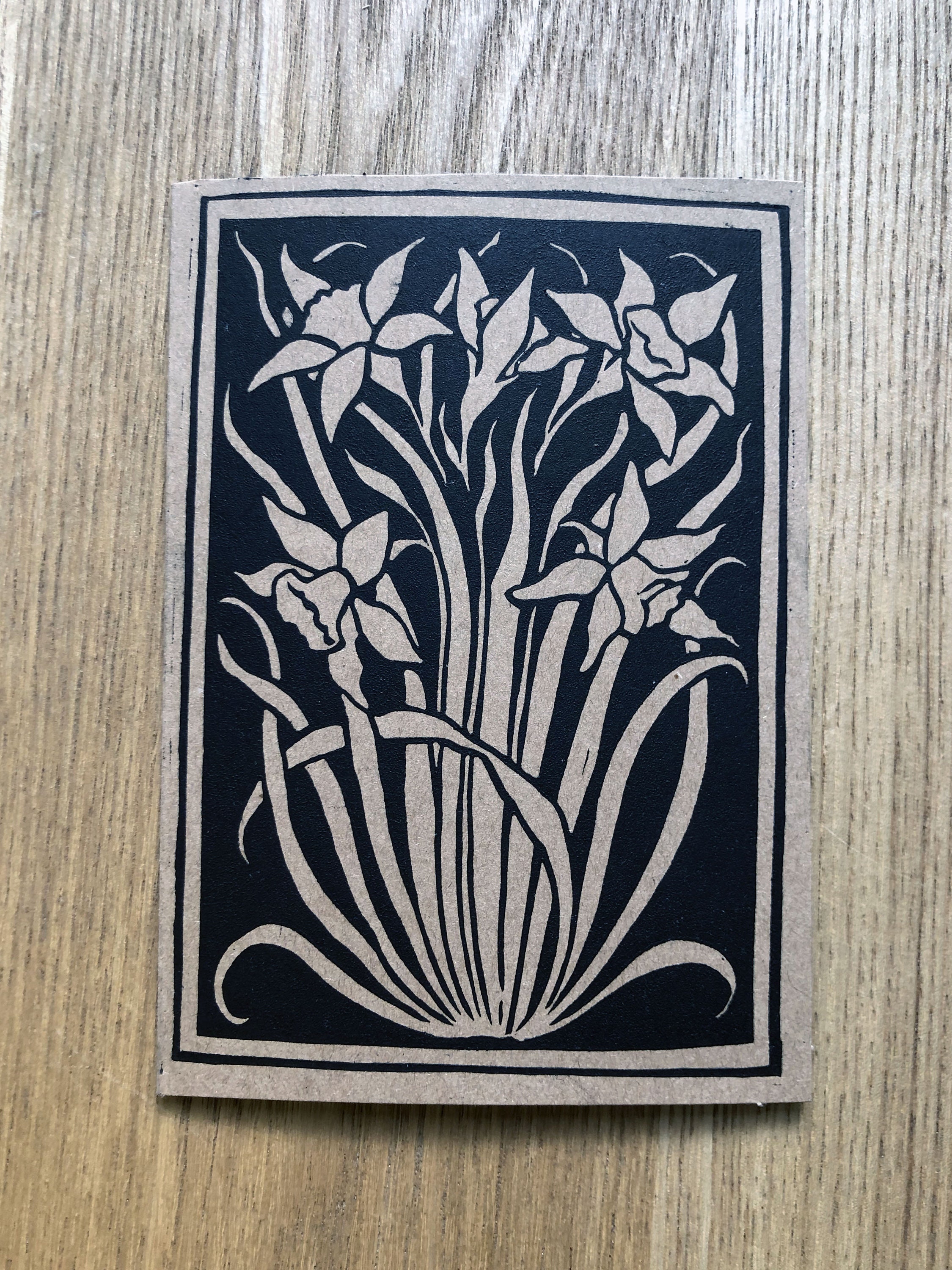 Hand-printed Linocut Postcards on Recycled Paper. Set of Three - Etsy UK