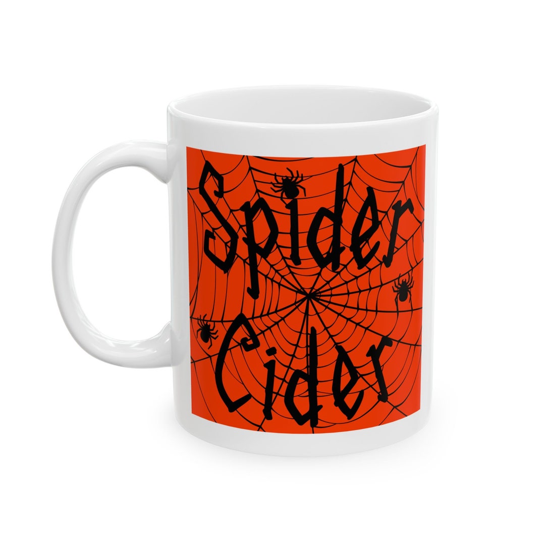 Vintage Inspired Spider Cider Mug Halloween Horror Gothic Mug - Etsy