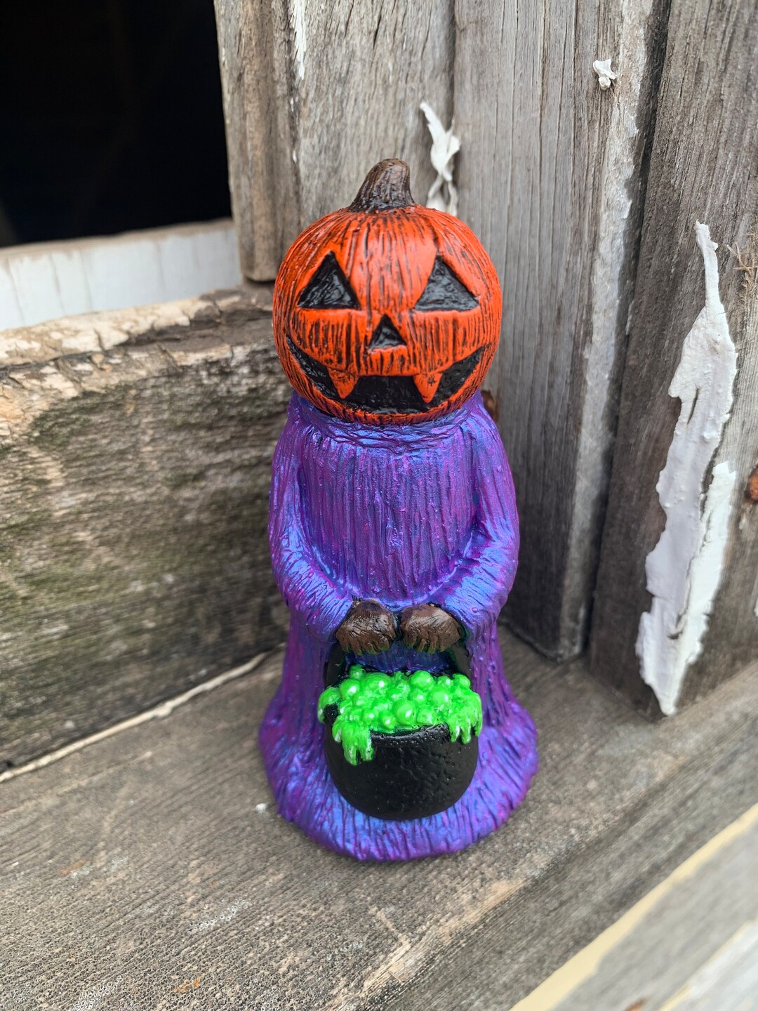 Feratu Halloween Resin Figure Horror Collectible Spooky Witch Ghost ...