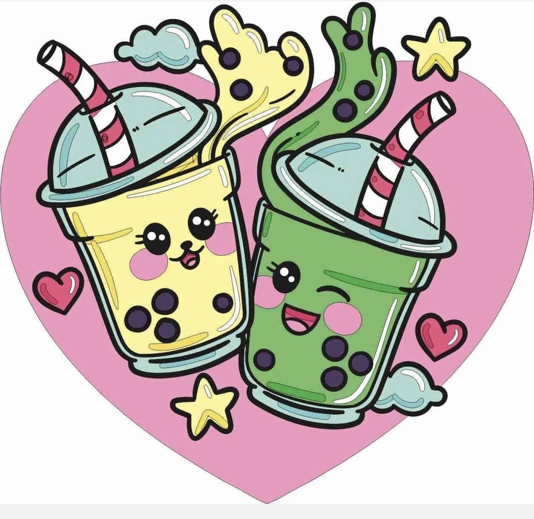 X6 Bubble Tea/kawaii/bobba Vinyl Sticker Decal Laptop/mobile Phone ...
