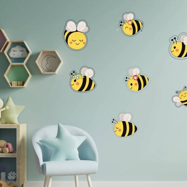 Bee Wall Stickers - Etsy UK