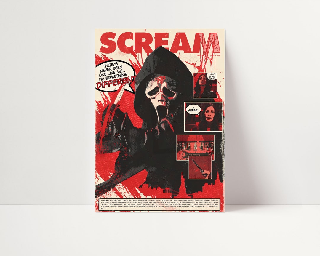 Scream Horror Movie Film Poster Print Wall Art A4 A3 buy 2 Get 1 Free ...