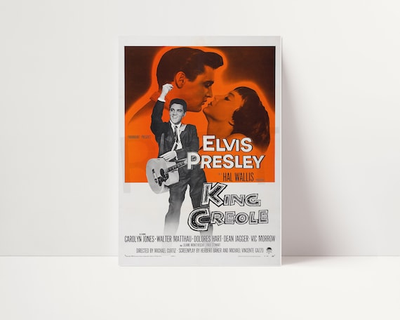 Elvis Presley King Creole Poster Print Wall Art A4 A3 buy 2 - Etsy