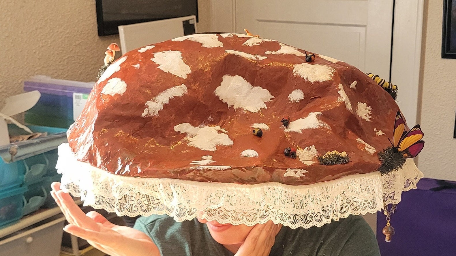 Custom Mushroom Hat Made-to-order. You Choose Colors, Shape ...
