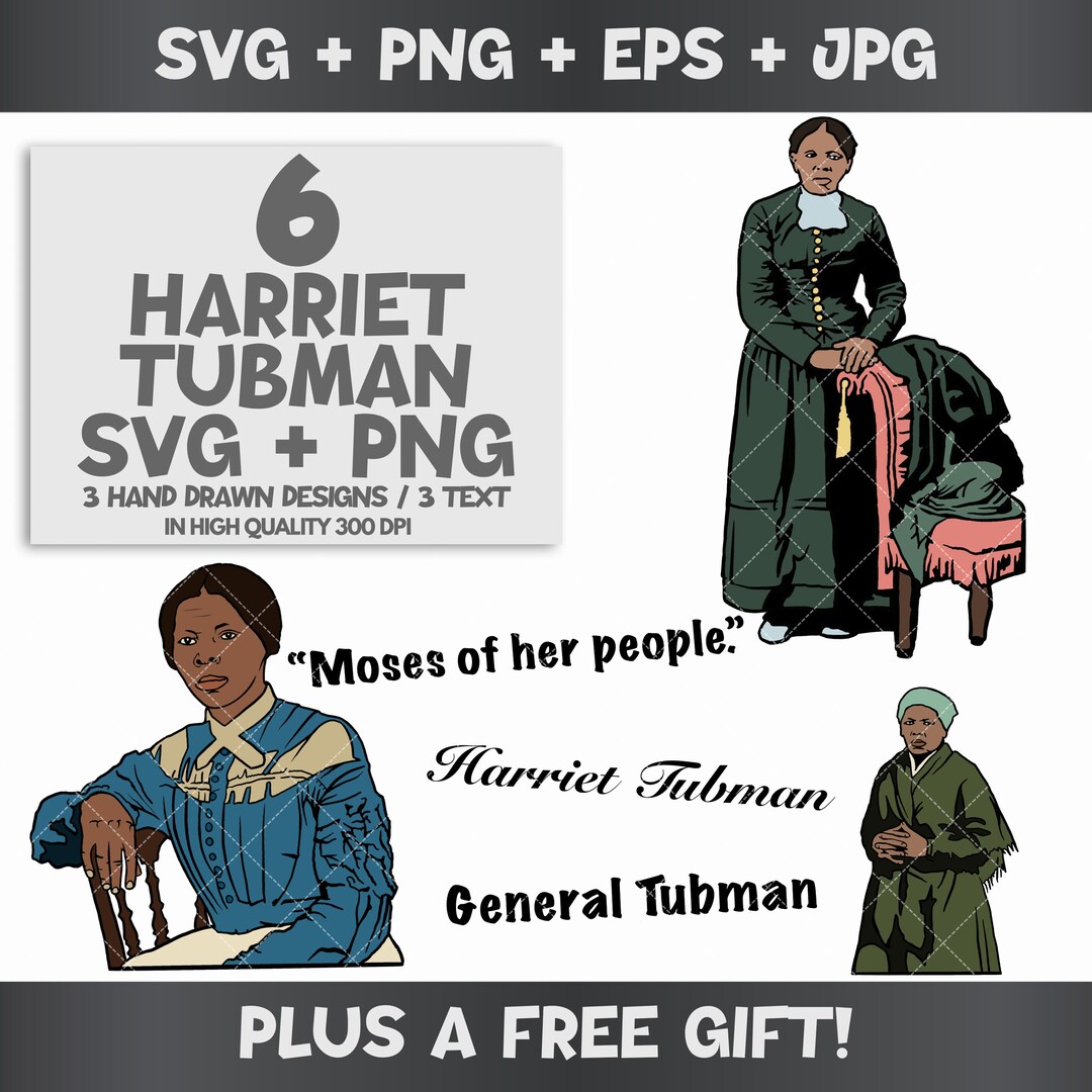 Harriet Tubman SVG Bundle, Black History Month Svg, Black Heritage ...