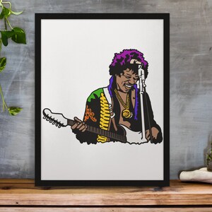 Jimi Hendrix SVG Bundle, Black History Month Svg, Black Heritage Month ...