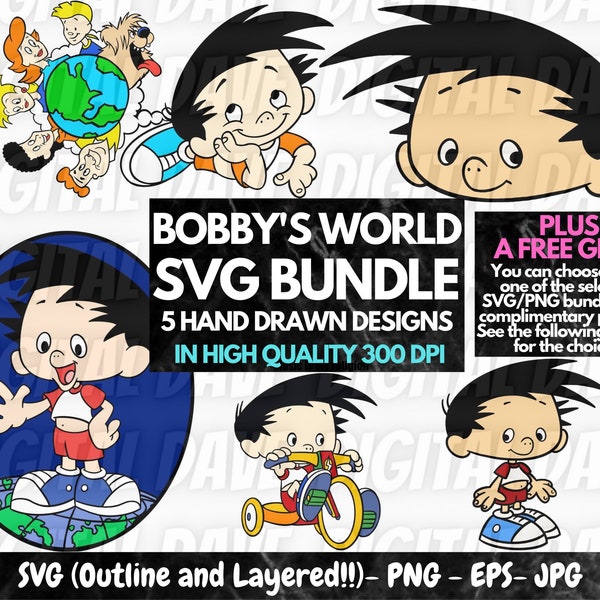 Bobby World Clipart - Etsy