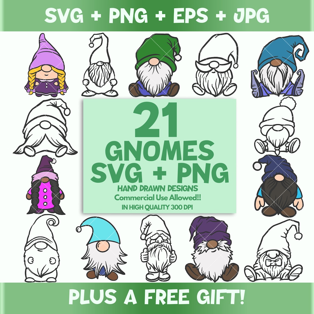Gnomes Layered Svg Bundle, Cricut Gnomes Svg, Gnomes Silhouette Svg ...
