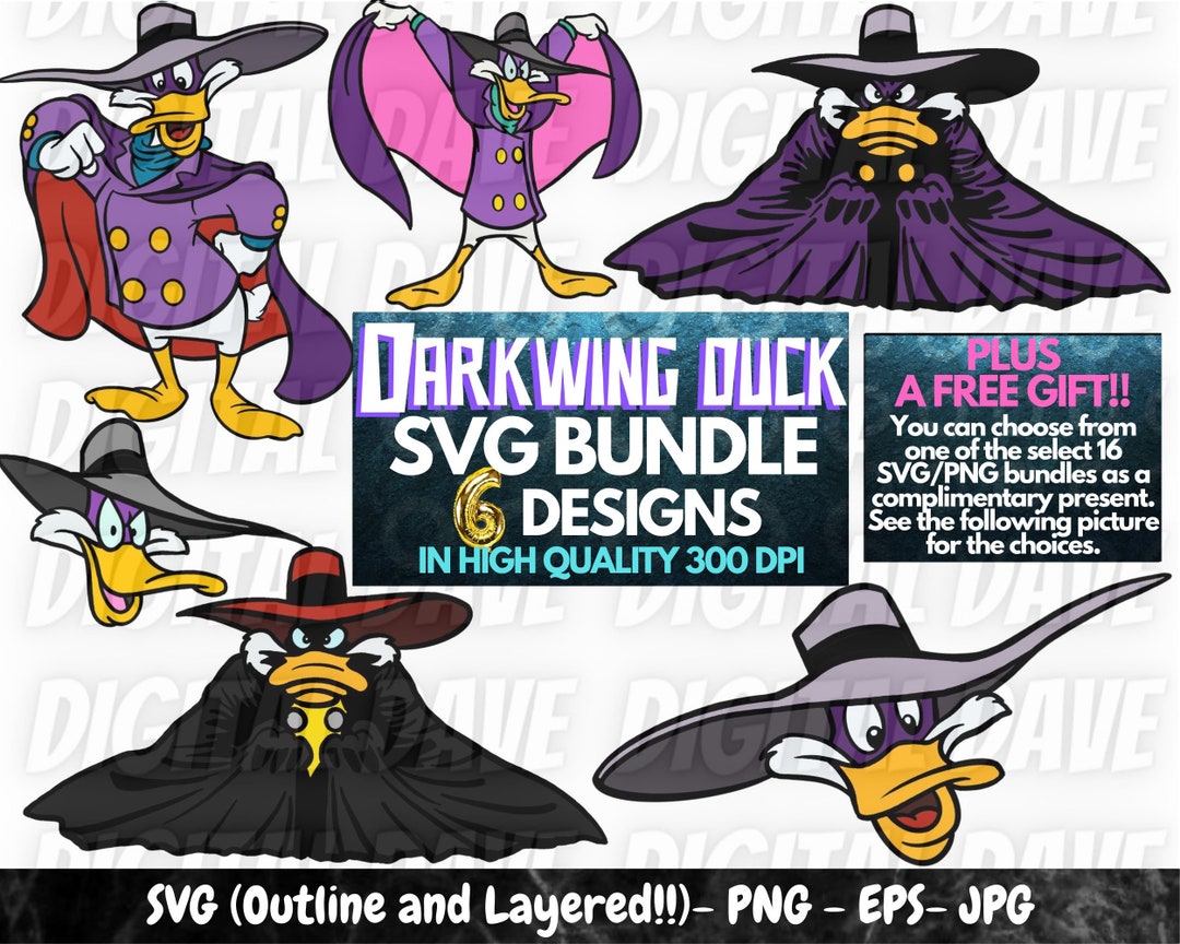 Darkwing Duck Svg Bundle Cricut Darkwing Duck Svg Darkwing - Etsy
