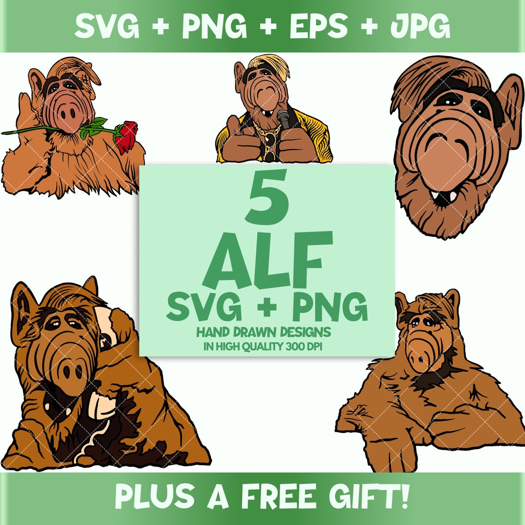 Alf Svg Bundle, Cricut Alf Svg, Alf Silhouette Svg, Alf Svg for ...