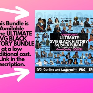 Jimi Hendrix SVG Bundle, Black History Month Svg, Black Heritage Month ...